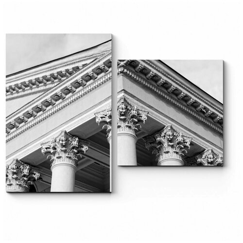Модульная картина Изысканные колонны здания суда90x68