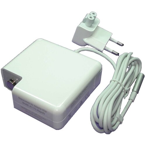 Блок питания (сетевой адаптер) OEM для ноутбуков Apple 18.5V 4.6A 85W MagSafe L-shape REPLACEMENT