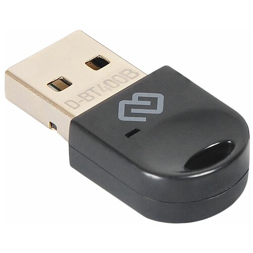 Адаптер USB Digma D-BT400B Bluetooth 4.0+EDR class 1.5 20м черный