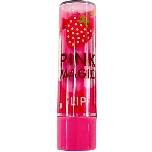Бальзам для губ Клубничный Cavier Pink Magic Lip, 2,8 гр.