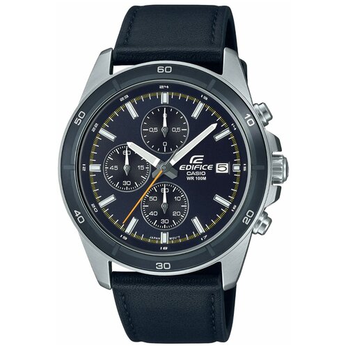 Наручные часы CASIO Edifice EFR-526L-2C, серебряный, черный