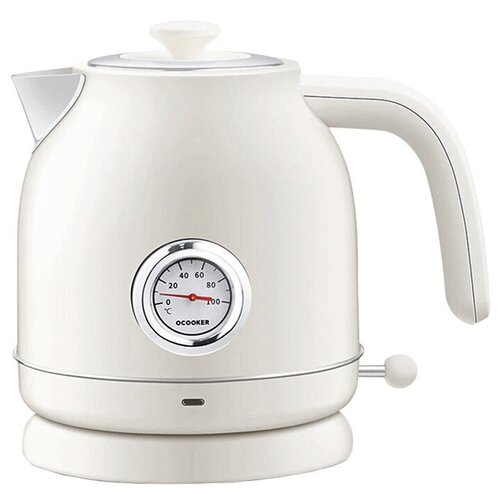 Чайник Xiaomi Qcooker Retro Kettle (с датчиком температуры) 1.7L Белый