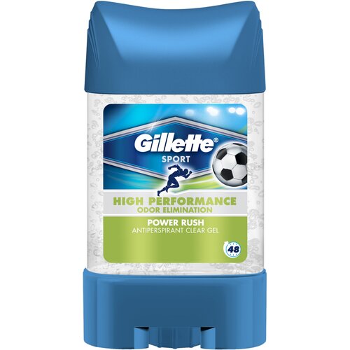 Гелевый дезодорант-антиперспирант Gillette Power Rush, 70 мл