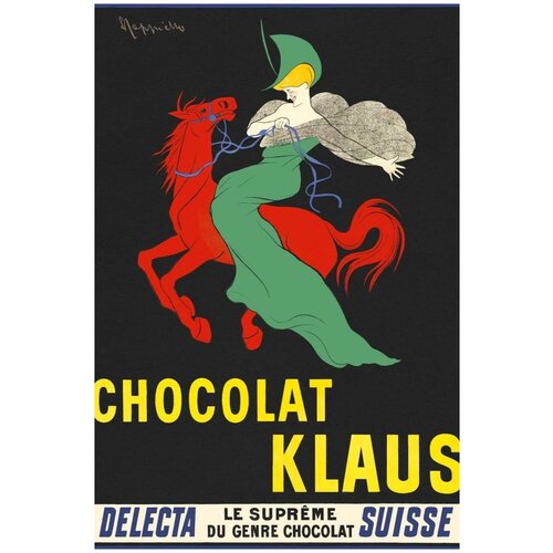Постер / Плакат / Картина Афиша - Chocolat Klaus 60х90 см в раме