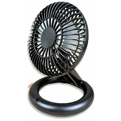 Настольный складной вентилятор Qualitell Storage Fan Portable, черный