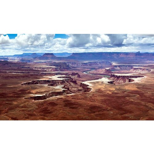 Картина на холсте 60x110 Альянс Лес "Каньон скалы США панорама природа" на подрамнике / интерьер/ декор