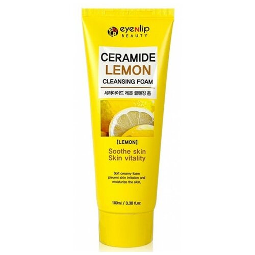 Eyenlip пенка для умывания Ceramide Lemon Cleansing Foam, 100 мл, 100 г