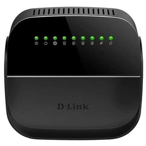 Wi-Fi роутер D-Link DSL-2640U/R1A, черный