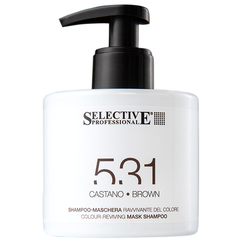 Selective Professional шампунь-маска для волос 531 Brown коричневый, 275 мл