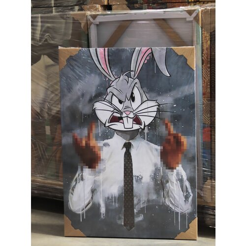 Картина на холсте Багз Банни/Bugs Bunny 50х70см
