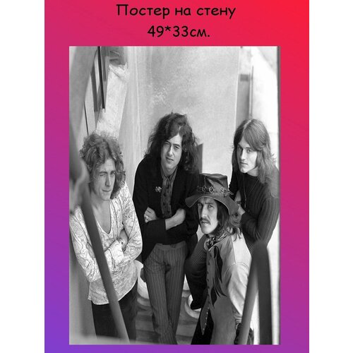 Постер, плакат на стену 'Led Zeppelin' 49х33 см (A3+)