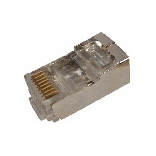 Джек компьютерный RJ45 (8P8C) кат.5E с экраном (уп.100шт) Rexant 05-1023