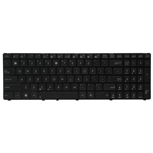 Клавиатура для ноутбуков Asus K50, K50IN, K50IJ, K60, K61, K62, K70, X5, F52, F90 US, Black