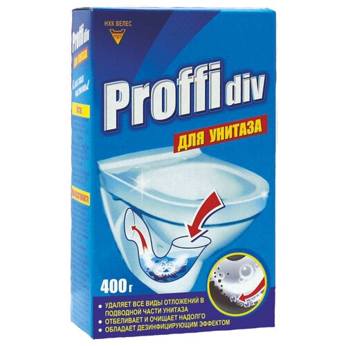 Гранулы для чистки унитаза Proffidiv, 0.4 мл, 0.4 г