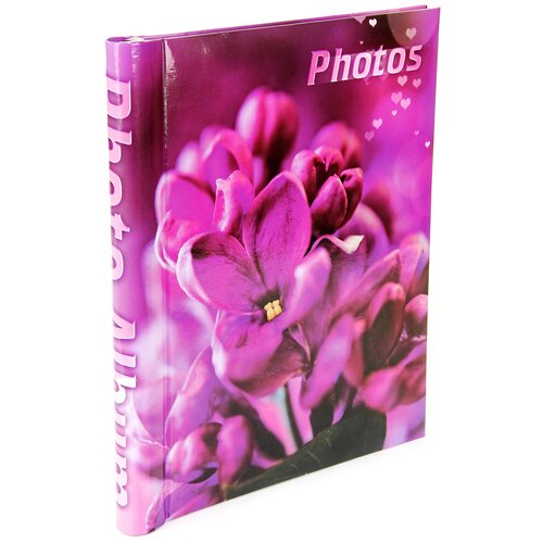 Фотоальбом Pioneer Spring flowers 2 59748/LM-SA10, 200 фото, 23 х 28 см, розовый/цветы