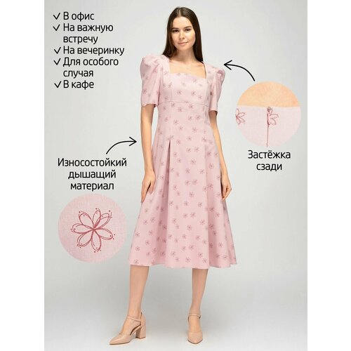 Платье Viserdi, размер 44, розовый