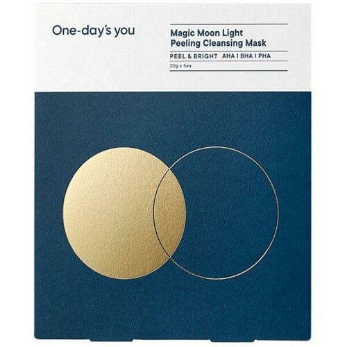 Очищающие маски для снятия макияжа Magic Moon Light Peeling Cleansing Mask 20 г x 5 One-day's you