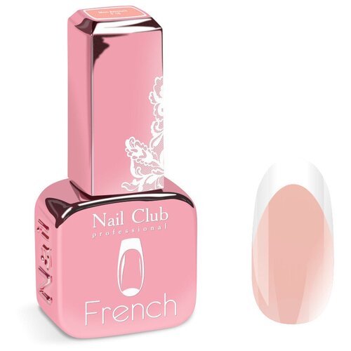 Nail Club professional Гелевый лак для французского маникюра F18 Mon Amour 13 мл.
