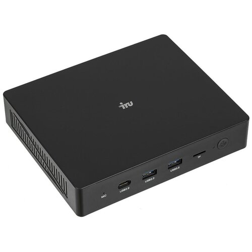Неттоп IRU 110PGL Cel J4125 (2) 4Gb SSD128Gb UHDG 600 CR Free DOS GbitEth WiFi BT черный