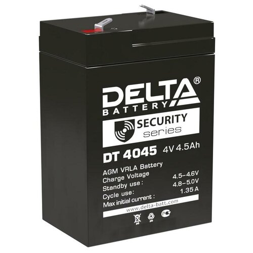 Аккумулятор для прожекторов 4В 4.5А. ч Delta DT 4045 (5шт.)