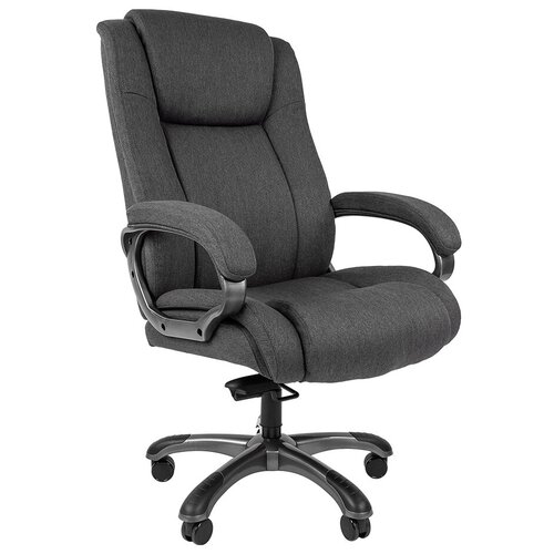 Компьютерное кресло Chairman 410 для руководителя, обивка: текстиль, цвет: серый