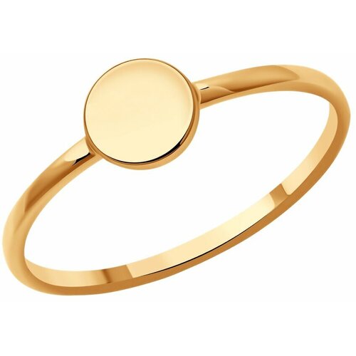 Кольцо SOKOLOV, красное золото, 585 проба, размер 17.5