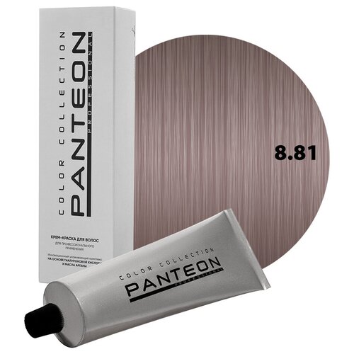 Panteon Color Collection Стойкая крем-краска для волос для профессионального применения, 8.81 блондин перламутрово-пепельный, 100 мл
