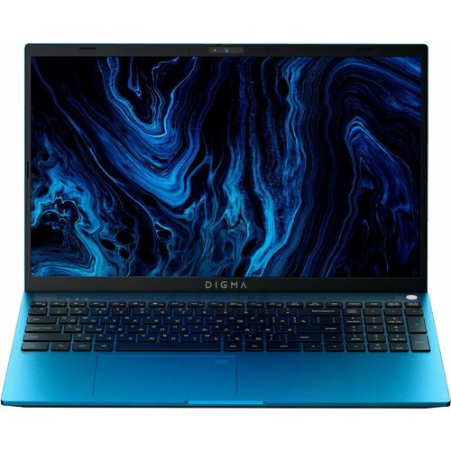 Ноутбук Digma Pro Sprint M, 15.6" (1920x1080) IPS/Intel Core i7-1165G7/16ГБ DDR4/512ГБ SSD/Iris Xe Graphics/Windows 11 Pro, синий (DN15P7-ADXW03)