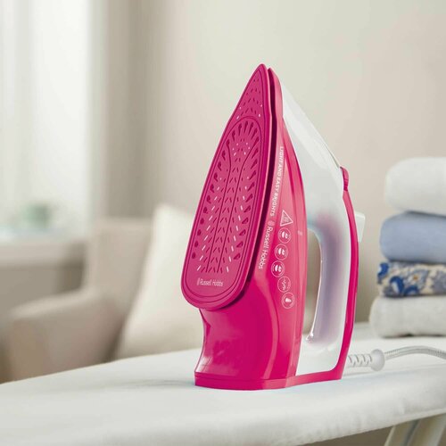 Паровой утюг Russell Hobbs 26480 Light and Easy Brights Steam Iron, 2400 Вт, 240 л, розовый