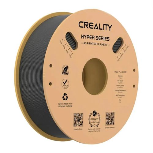 Катушка Hyper PLA-пластика Creality 1.75 мм 1кг, черная