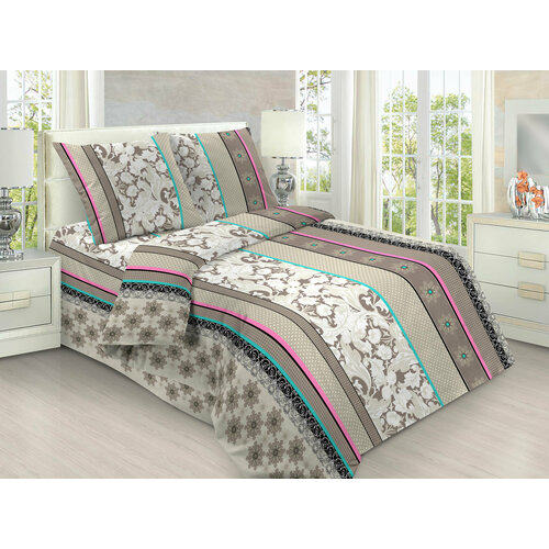 Комплект постельного белья Бязь Элис Текстиль 1.5-спальный, наволочки 70х70, хлопок 100%, рис. 1732