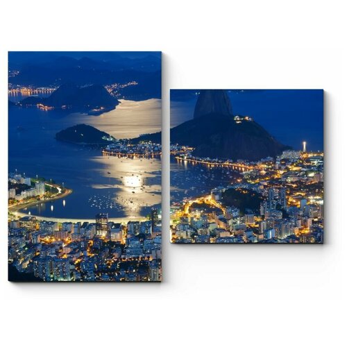 Модульная картина Великолепный Рио-де-Жанейро 110x83