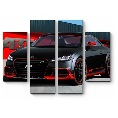 Модульная картина Черный Audi100x75