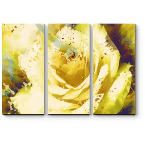 Модульная картина Прекрасный цветок розы 120x86