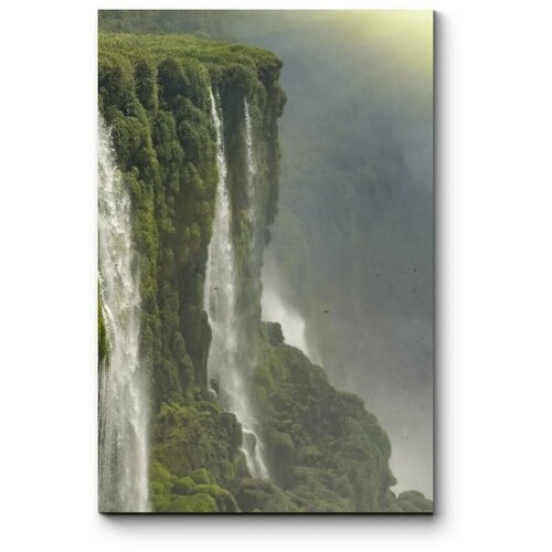 Модульная картина Мохнатый водопад 40x60