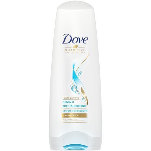 Dove DOVE Hair Therapy бальзам-ополаскиватель объем и восстановление для тонких волос, 200 мл
