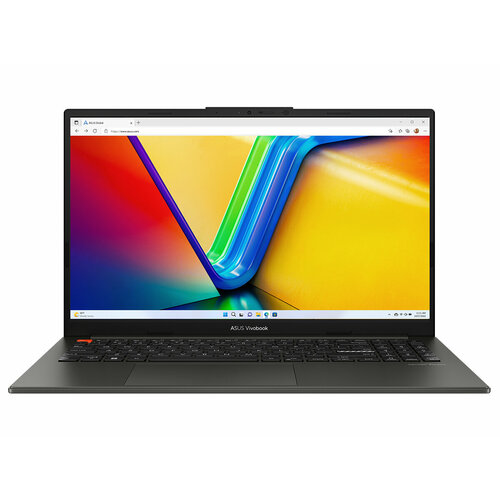 Ноутбук ASUS VivoBook S 15 OLED K5504VA-MA400 90NB0ZK2-M00P50 (15.6", Core i7 13700H, 16 ГБ/ SSD 1024 ГБ, Iris Xe Graphics eligible) Черный