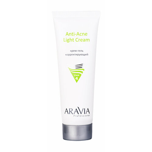 ARAVIA PROFESSIONAL Крем-гель для жирной и проблемной кожи лица Anti-Acne Light Cream корректирующий, 50 мл
