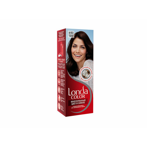 Краска для волос Londa color 6/03 светлый шатен