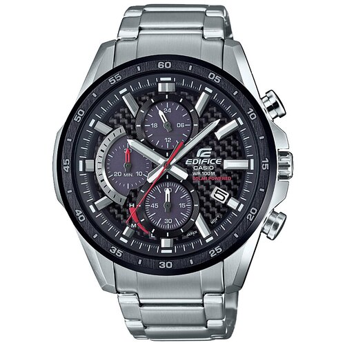 Наручные часы CASIO Edifice EQS-900DB-1A, черный, серебряный