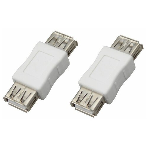 Переходник/адаптер REXANT USB А (f) - USB А (f) (18-1172), 50 шт., белый