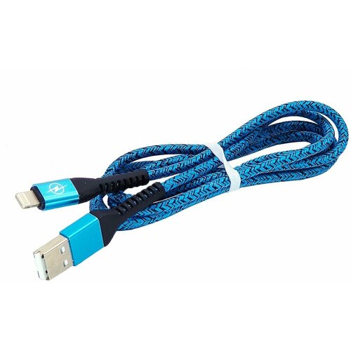 Кабель для зарядки телефона, смартфона Орбита OT-SMI28 кабель USB 2.4A (iOS Lightning) 1м