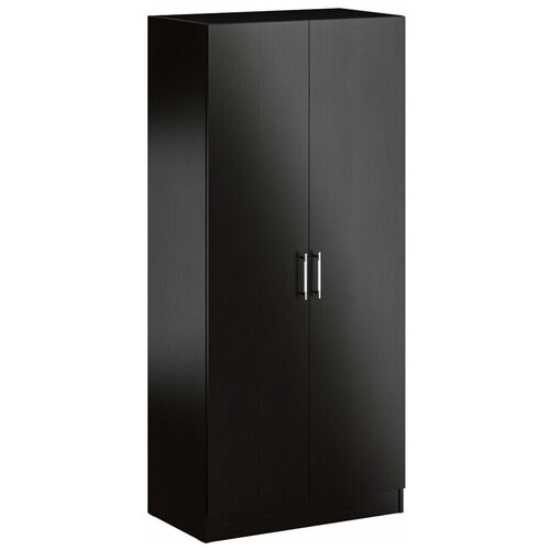 Шкаф двухстворчатый комбинированный для одежды в прихожую, спальню или гостиную 90см венге - СВ0509