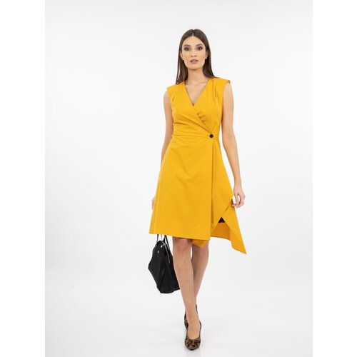 Платье ЭНСО, размер 44, желтый