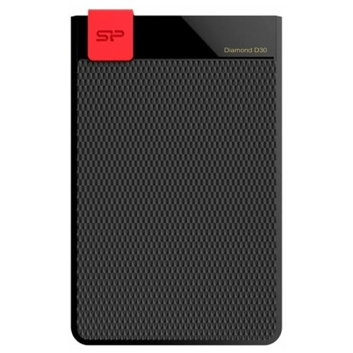 2 ТБ Внешний HDD Silicon Power Diamond D30 (D3S), USB 3.2 Gen 1, черный