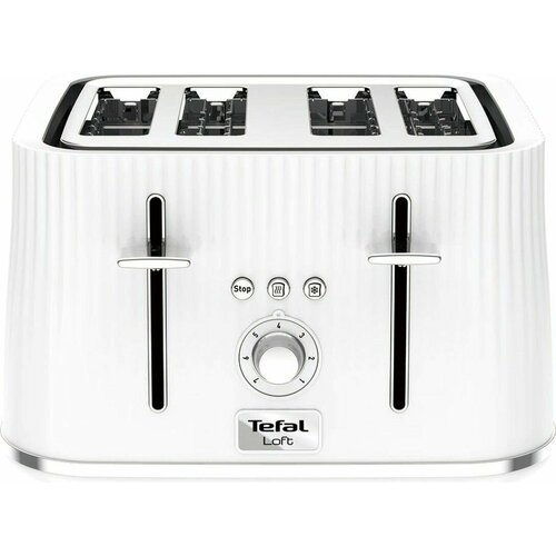 Тостер Tefal Loft TT760140 4-Slot Toaster/White Slice