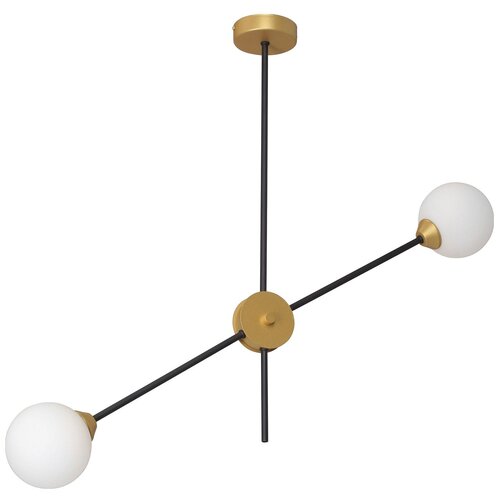 Светильник Vitaluce V3988-1/2PL, E27, 56 Вт, кол-во ламп: 2 шт., цвет: черный