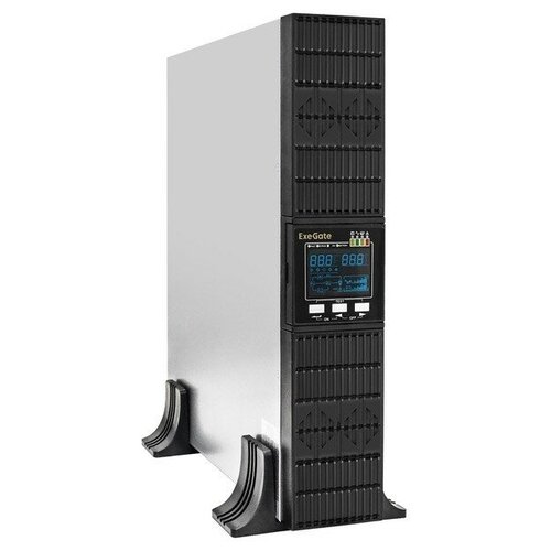 EXEGATE ИБП EX293050RUS ИБП On-line PowerExpert ULS-3000. LCD. AVR.1SH.2C13. USB. RS232. SNMP.2U <3000VA 3000W, On-Line, PF 1, LCD, 1 Schuko+2 C13,