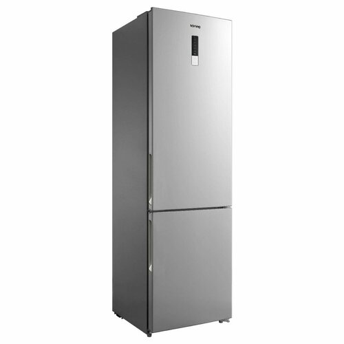 Отдельностоящий двухкамерный холодильник Korting KNFC 62017 X