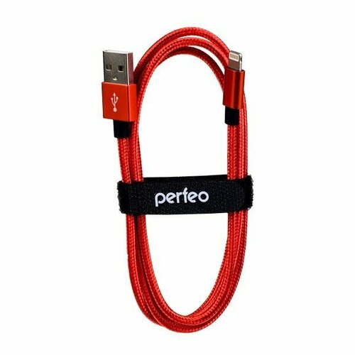 Perfeo кабели Кабель для iPhone, USB - 8 PIN Lightning , красный, длина 1 м. I4309
